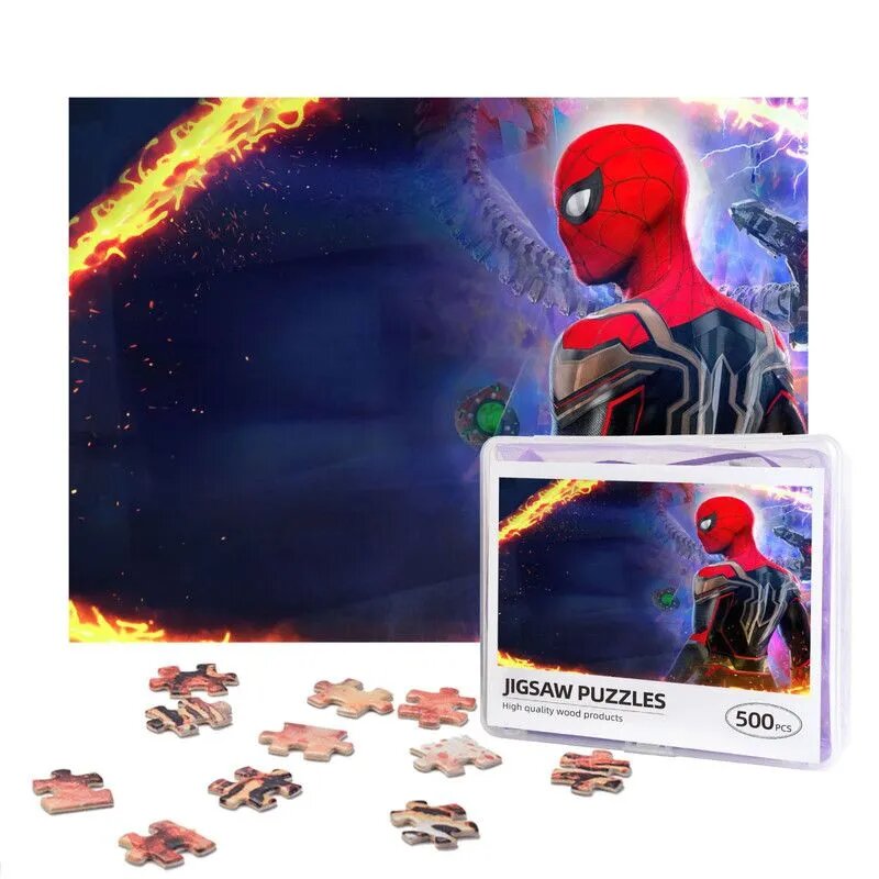 Spider-Man Деревянный пазл Марвел Деревянные пазлы Человек-паук Marvel
