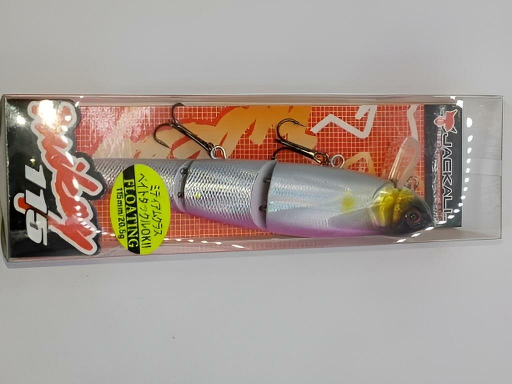 Воблер Jackall Mikey 115mm, 20.5g, плавающий, свимбейт, для ловли хищника