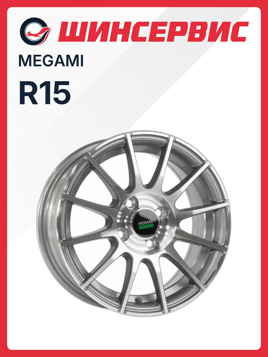 Литой колесный диск Megami MGM-35 R15x6J 4x100 ET36 ЦО60.1 для автомобиля