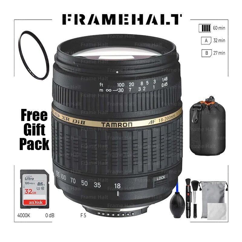 Tamron AF 18-200mm F3.5-6.3 XR Di II LD (A14) для Canon и Nikon никон Ф