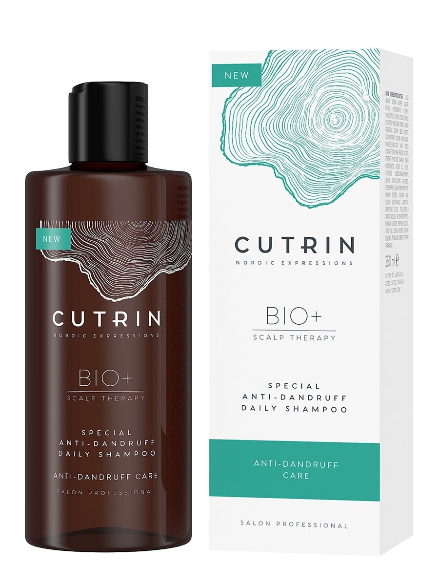CUTRIN BIO+ SPECIAL Шампунь против перхоти для ежедневного использования, 250 мл