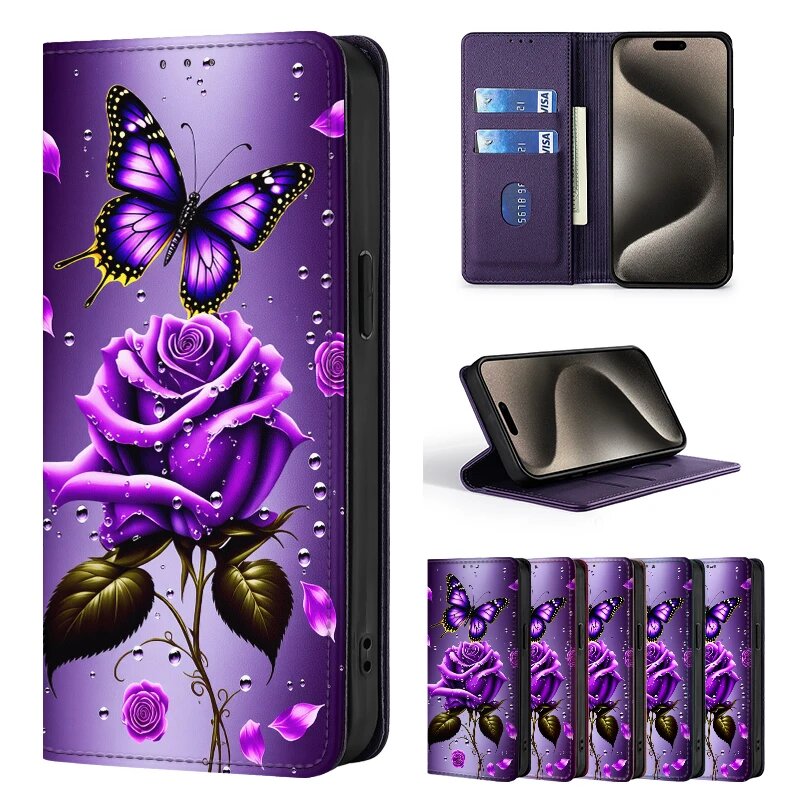 Яркий Флип-чехол Для Xiaomi 10 11T 12T 12S 12X Lite Pro Ultra С Отделением Purple, Xiaomi 12-12X-12S