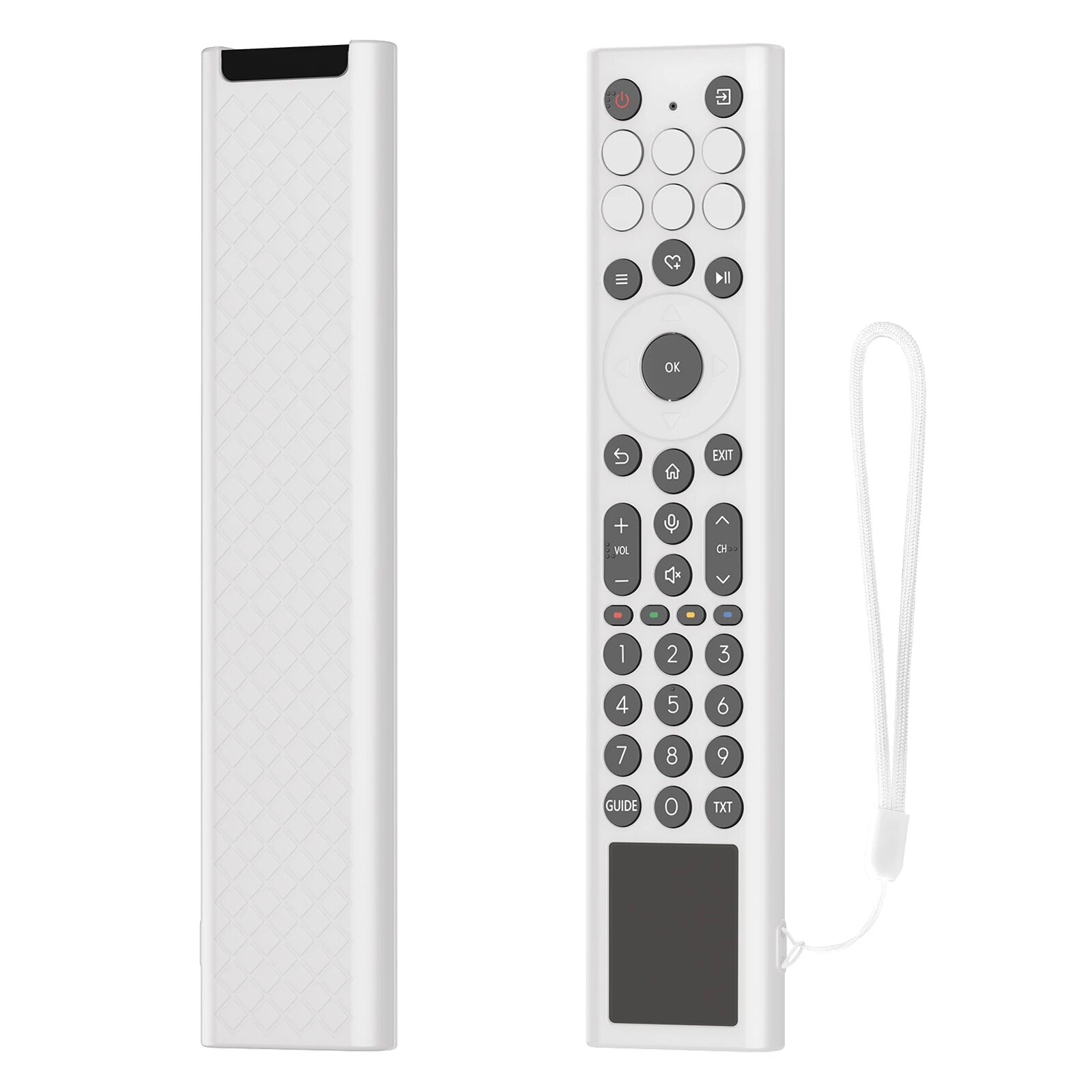Белый защитный чехол для пульта Hisense ERF6A66