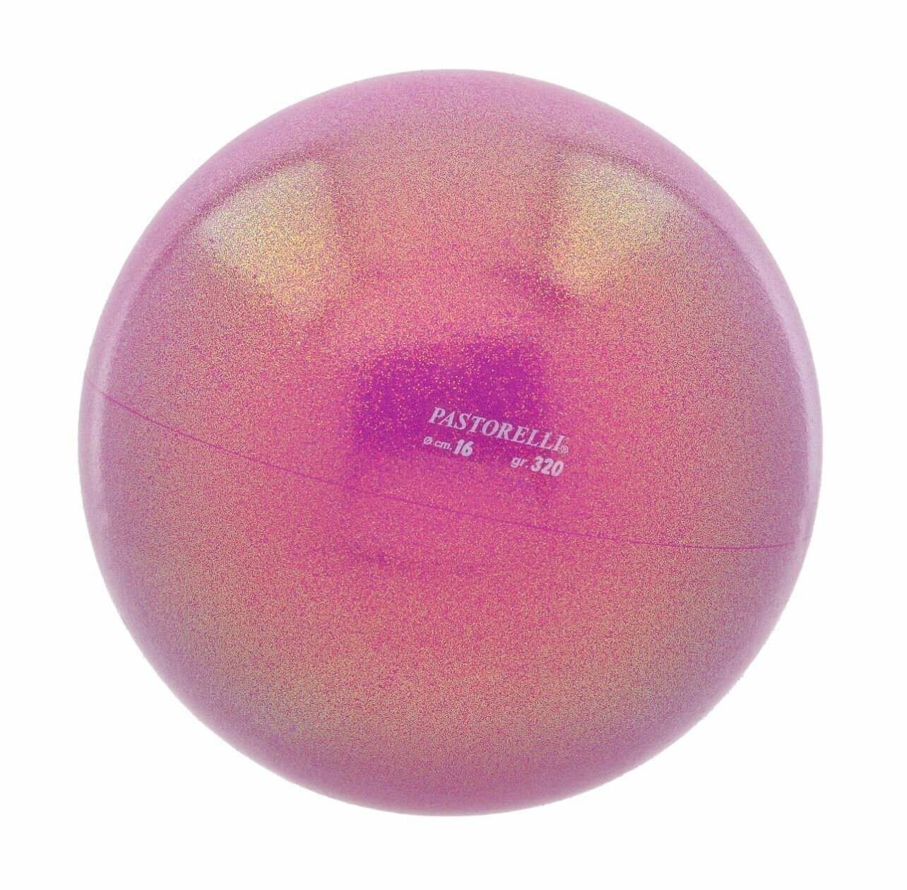 Мяч PASTORELLI High Vision GLITTER HV 16 cм Королевский пурпурный