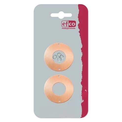 Подвеска EFCO "Кольцо", с 2 отверстиями, медь