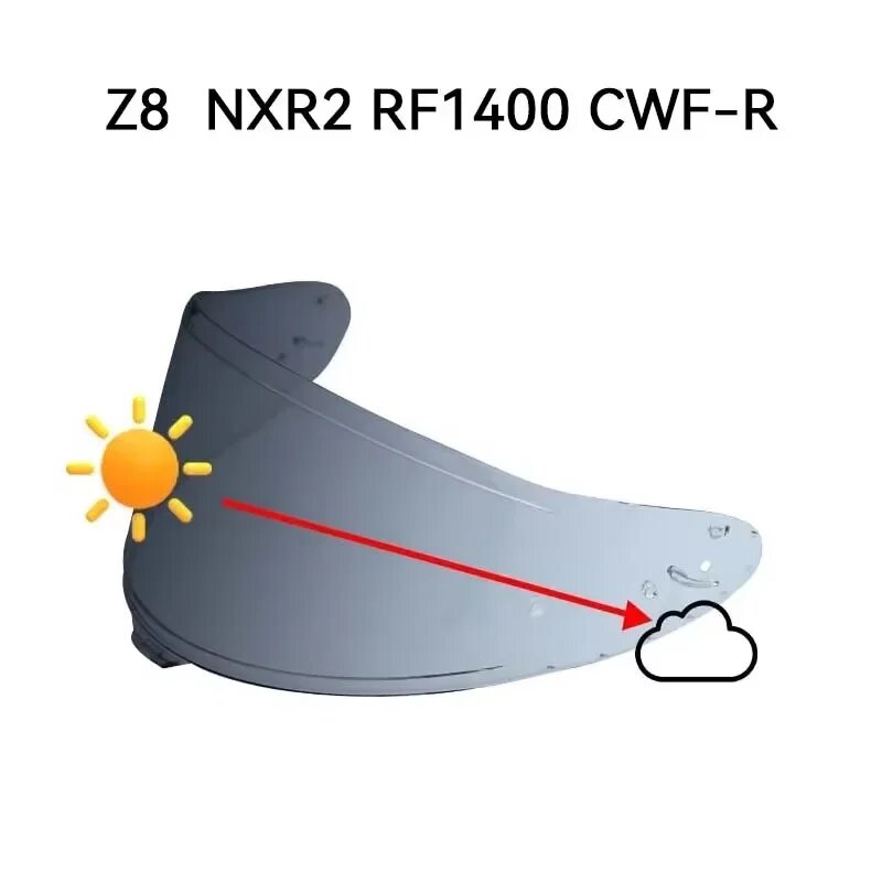 Фотохромный визор SHOEI RF1400/NXR2/CWF-R Z8