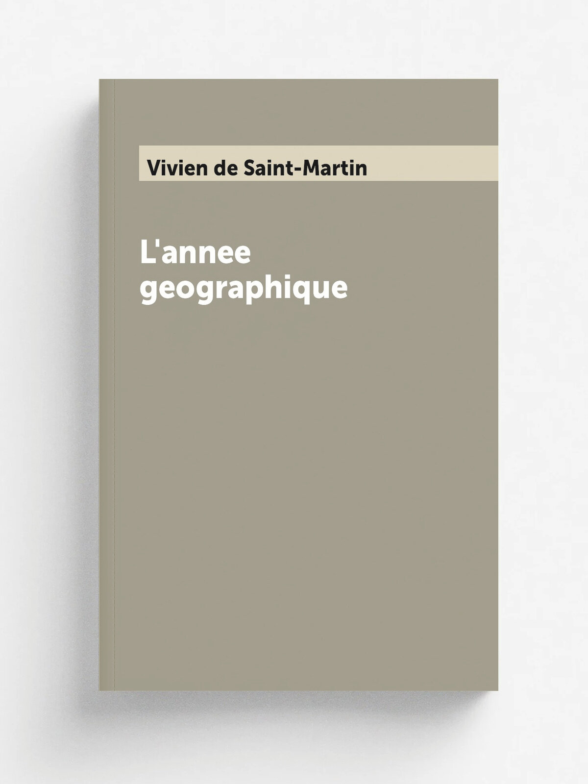 L'annee geographique