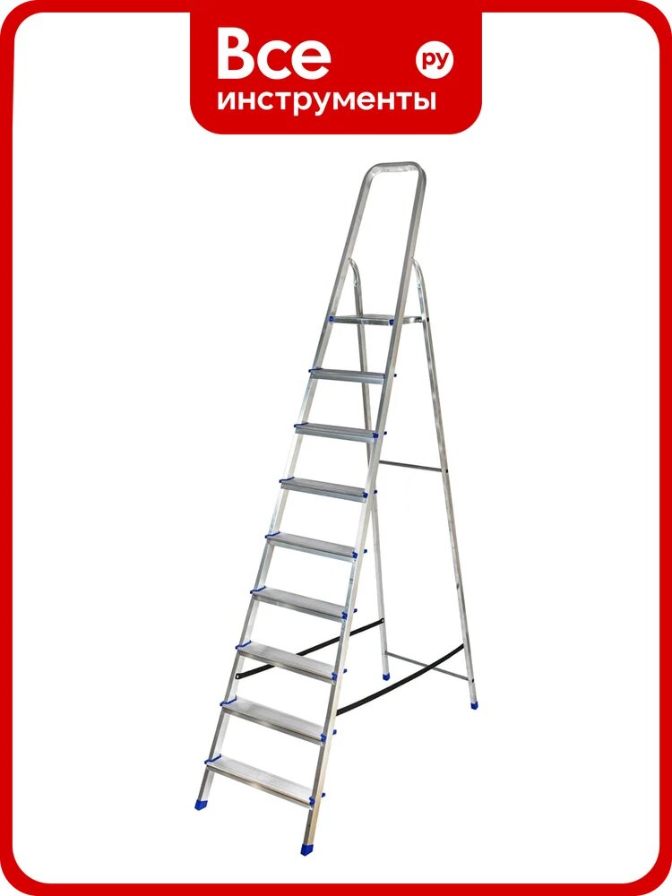 Стремянка STAIRS алюминиевая 9 ступеней AS09