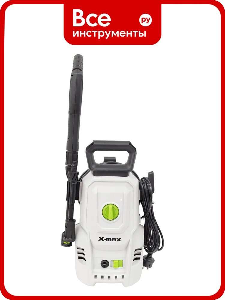 Мойка высокого давления X-MAX XM307-1400A, 1.4кВт, 110бар, 5м шланг, 420л/ч, 5.2кг