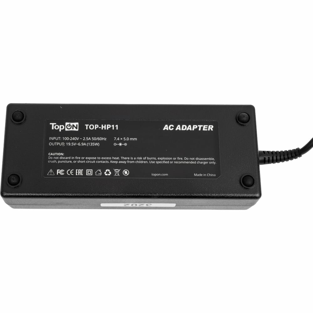 Блок питания TopOn для HP 19.5V 6.9A (7.4x5.0) 135W PA-1131-06HF TOP-HP11 — фото 1