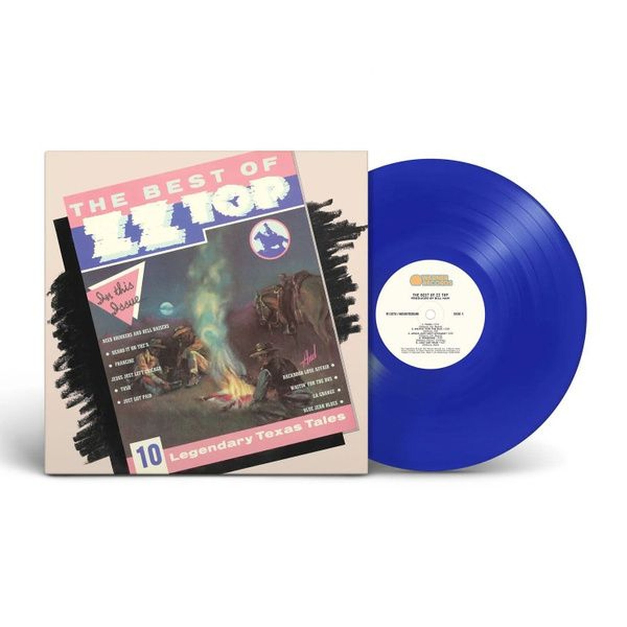 ZZ TOP - The Best Of ZZ Top (LP, Compilation, Reissue, Blue Blue-Jean Vinyl) Виниловая Пластинка