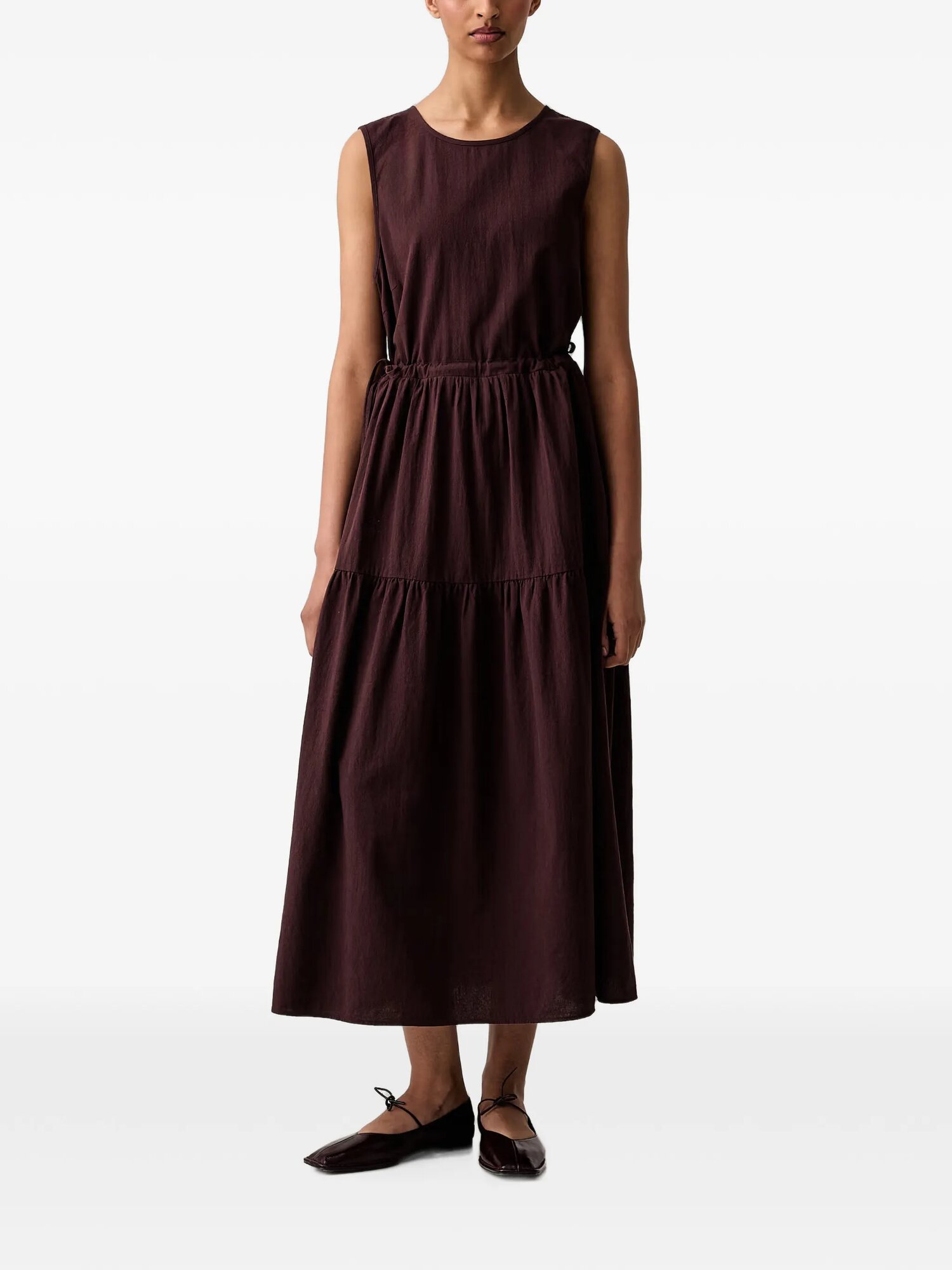Платье Tiered sleeveless maxi dress