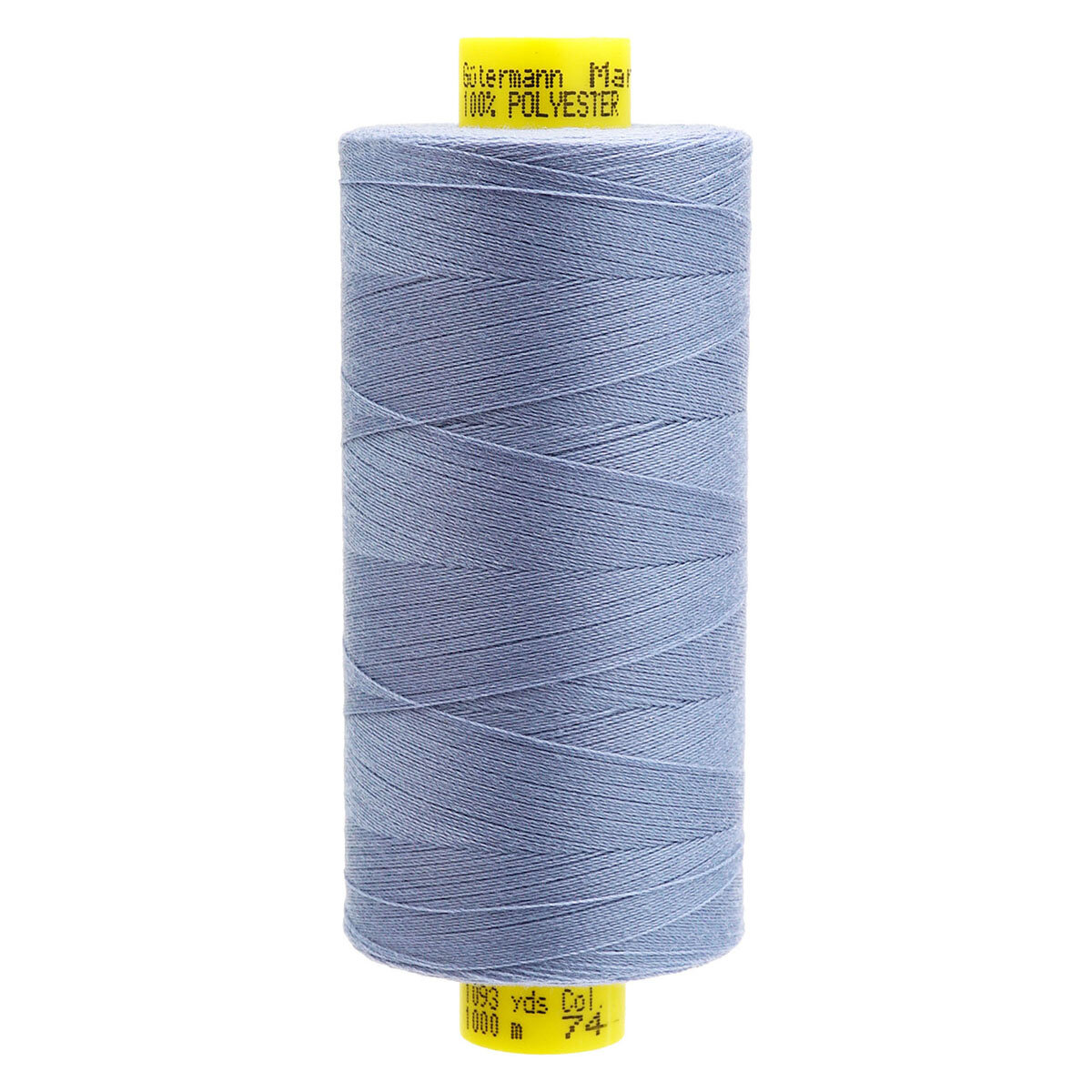 Нитки Mara 120/1000 м универсальные, 100% полиэстер Gutermann 700207 (074 сиренево-джинсовый), 10 шт