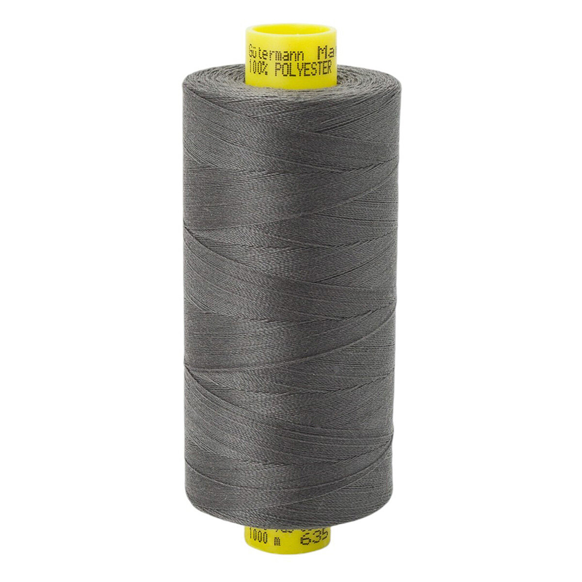 Нитки Mara 120/1000 м универсальные, 100% полиэстер Gutermann 700207 (635 каменно-серый), 10 шт