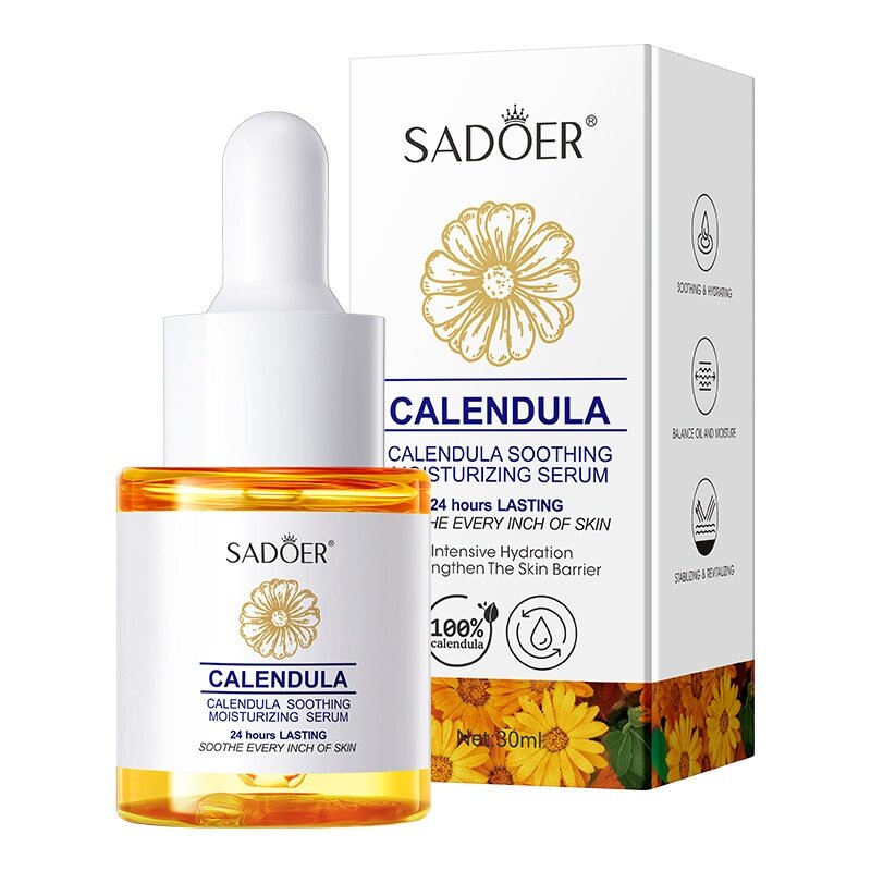 Full English Essence SADOER Vitamin C Aloe Moisturizing Essence Moisturizing SERUM Концентрированная эссенция Jin Zhan Hua, 30 мл