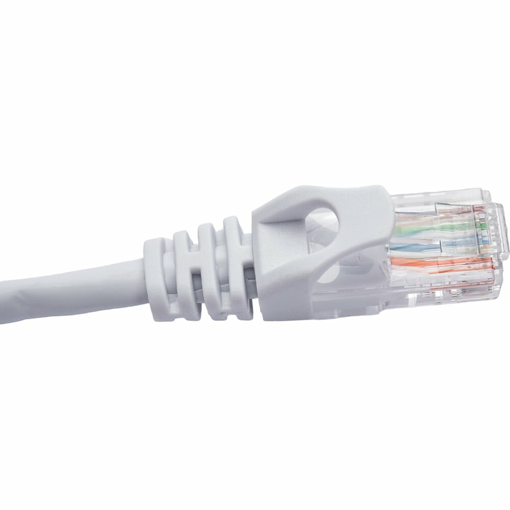 Патч-корд Netlink UTP 5е кат. литой 1.0 м белый 00000001253 — фото 1