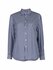 Рубашка Nili Lotan Raphael striped shirt, размер 40, Синий принт