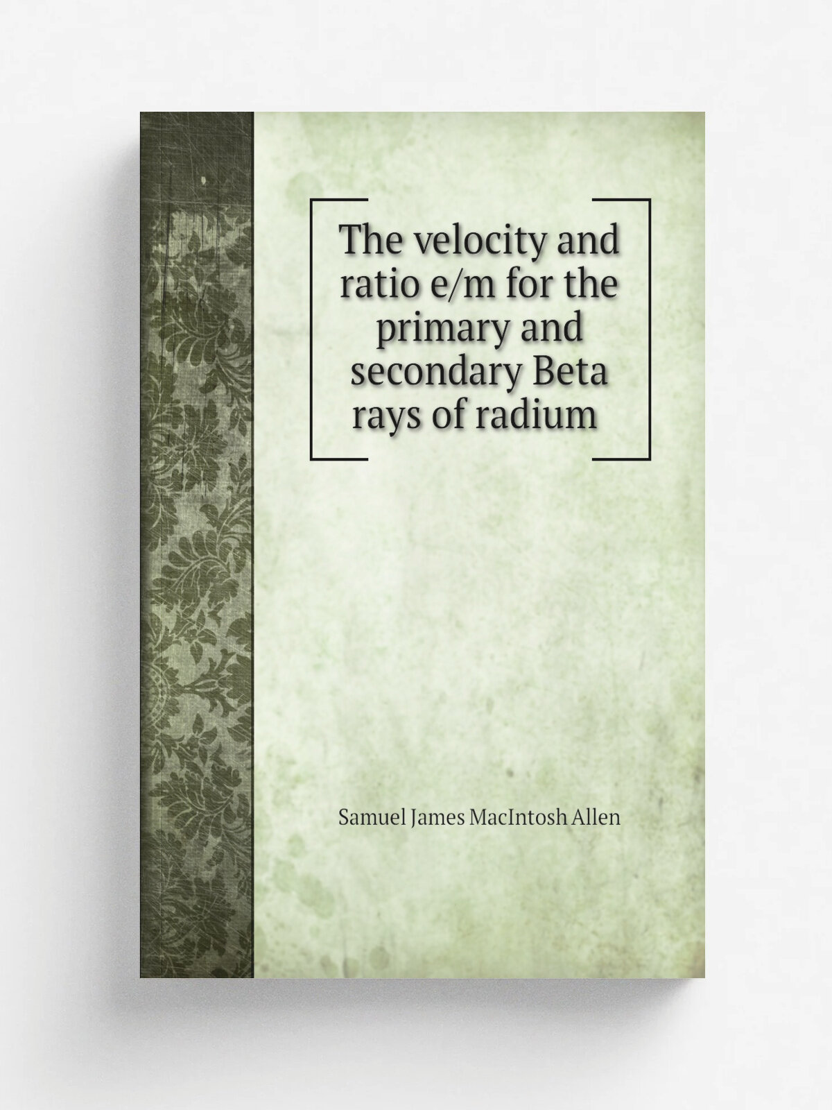 The velocity and ratio e/m for the primary and secondary Beta rays of radium