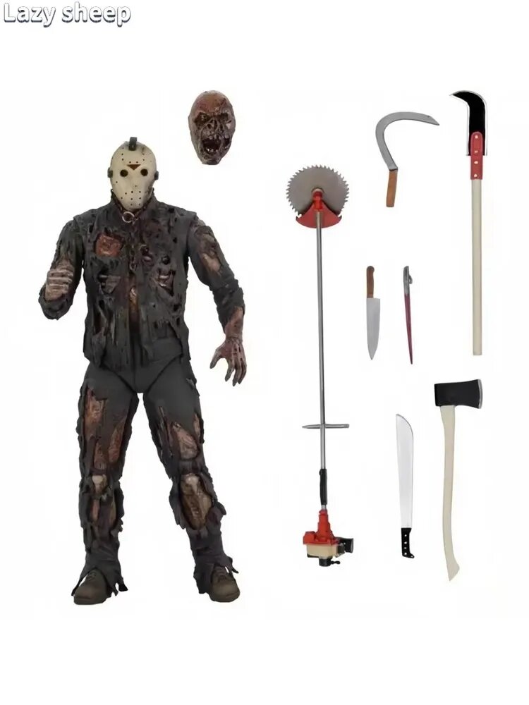 NECA Фигурка подвижная Джейсон Вурхиз Пятница 13 Friday the 13th PVC
