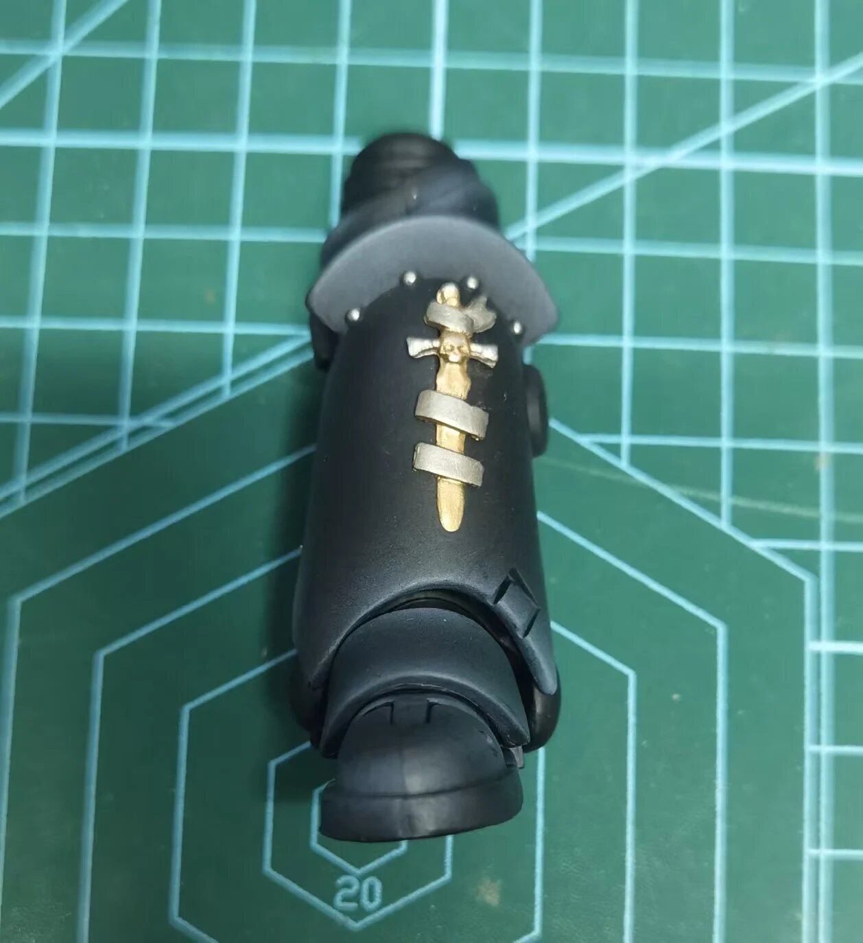 Фигурки JOYTOY Warhammer 40k Black Templars Primaris Sword Brethren Alberic Черный, Toy Accessory 4