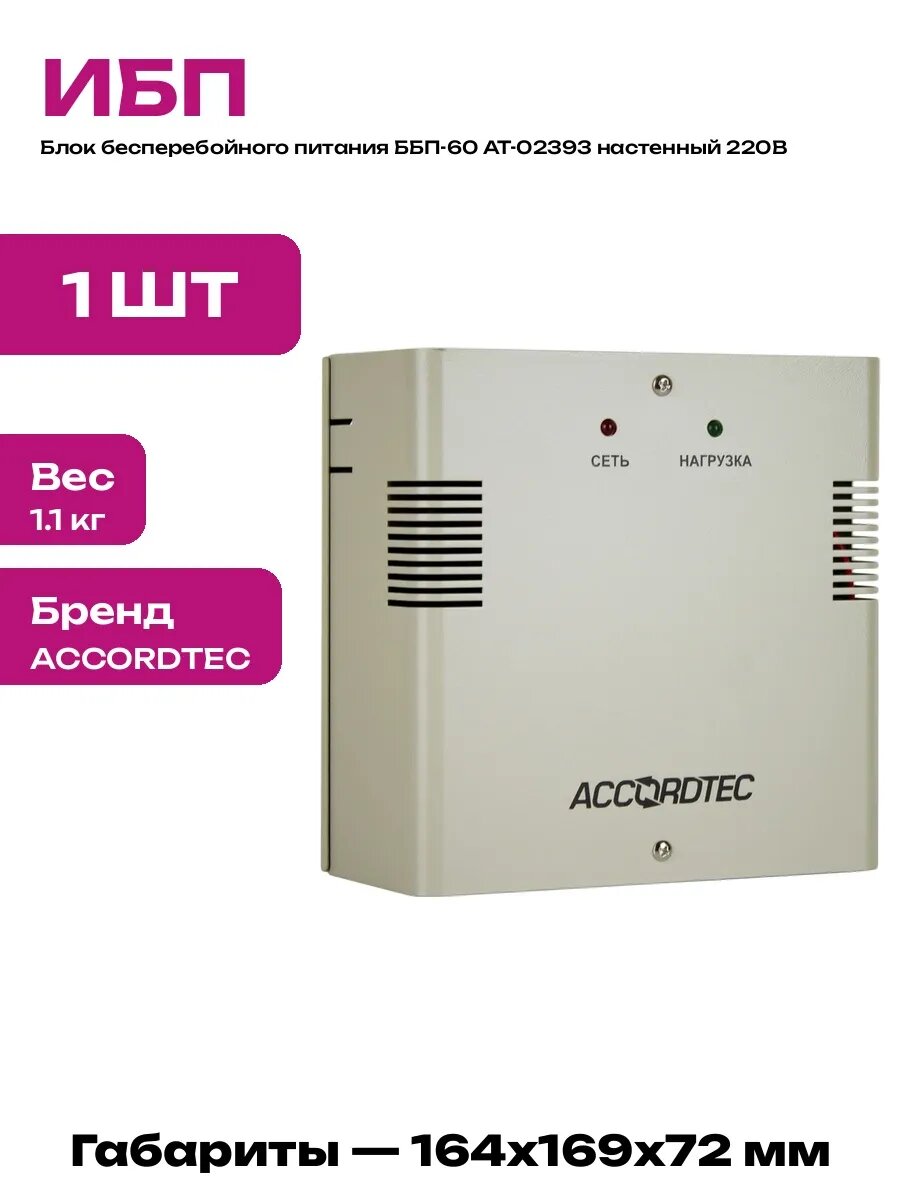 Блок питания для пожарной сигнализации с клеммной колодкой