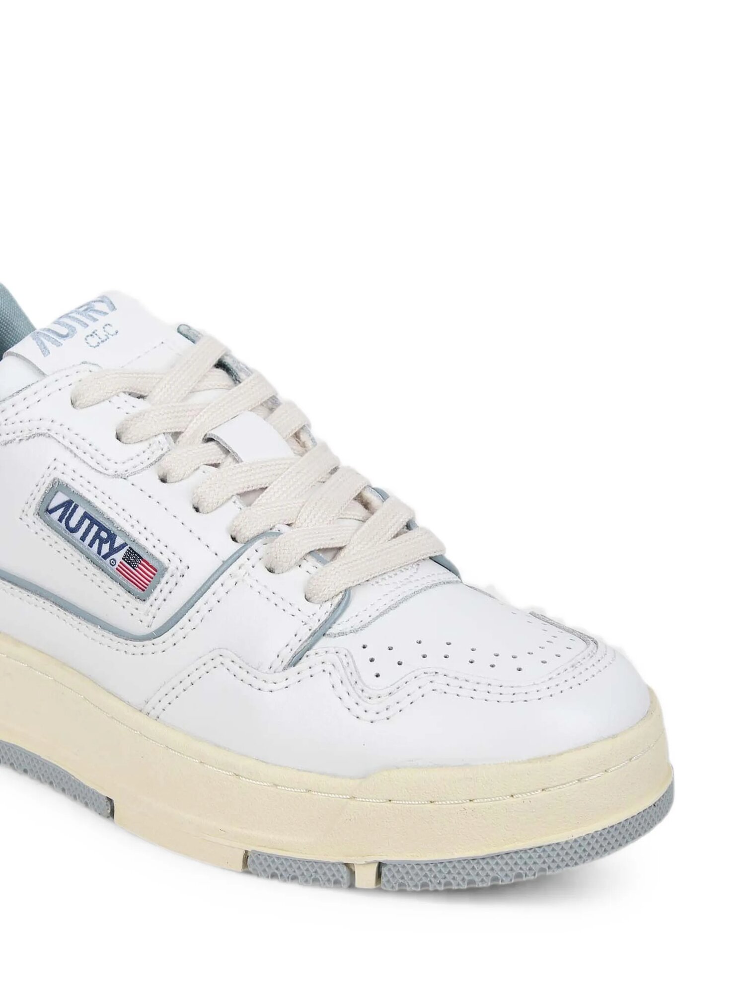 Кроссовки AUTRY CLC Low panelled leather sneakers, размер 39, бежевый/белый — фото 1