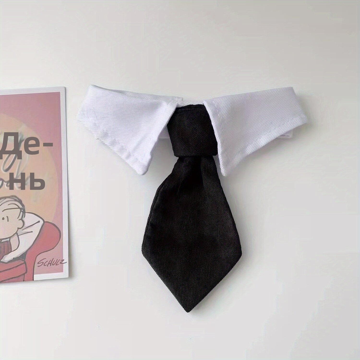 Декоративный галстук-бабочка для кошек и собак, стиль джентльмен, черный, размер L