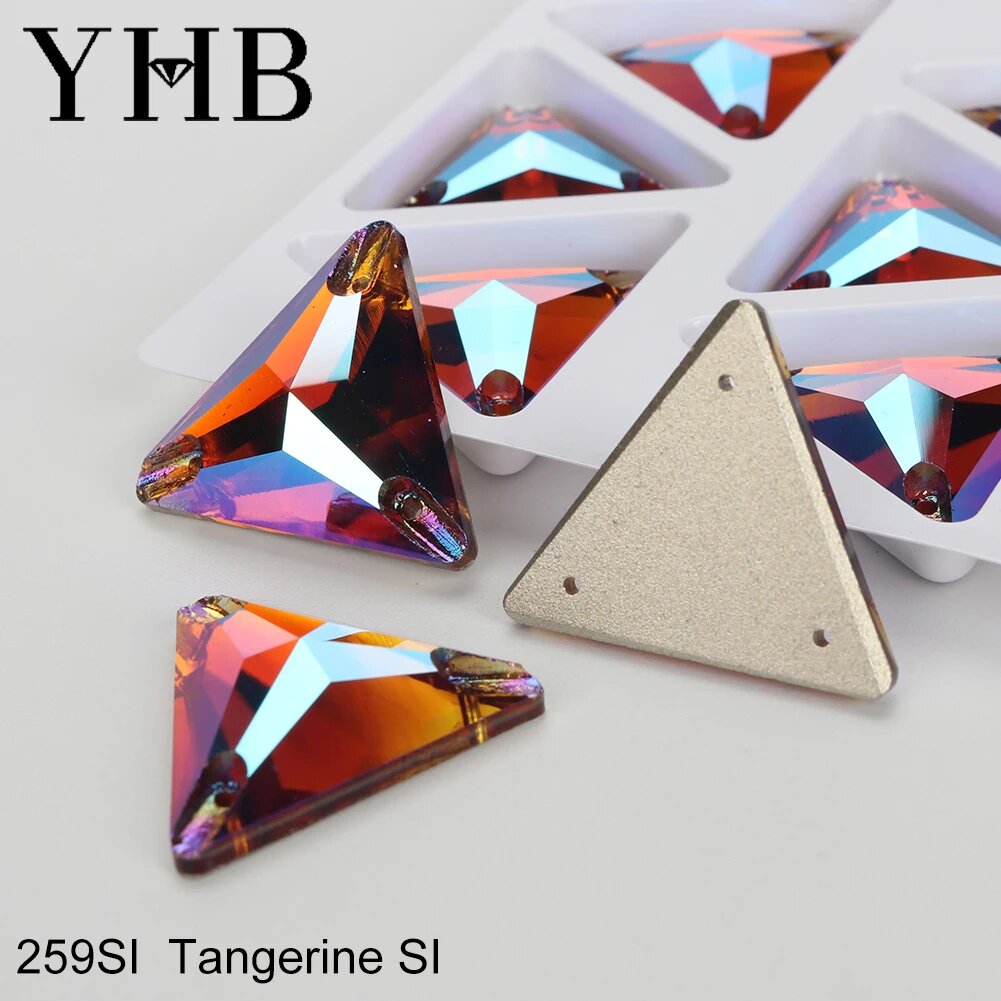 Стразы YHB 22мм Tangerine SI 259SI