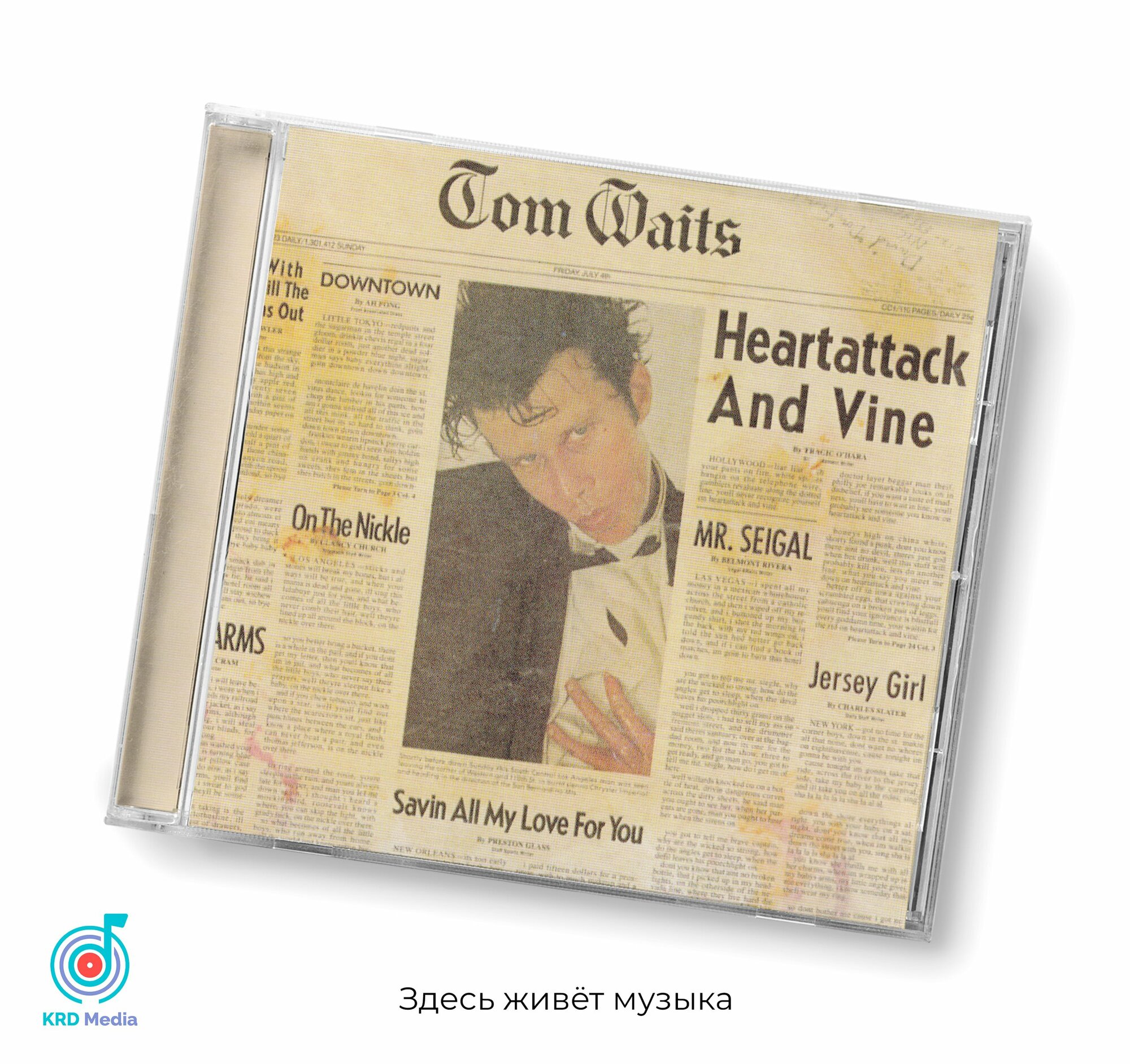 Tom Waits - Heartattack And Vine, 2018, 4-page, CD-Аудио