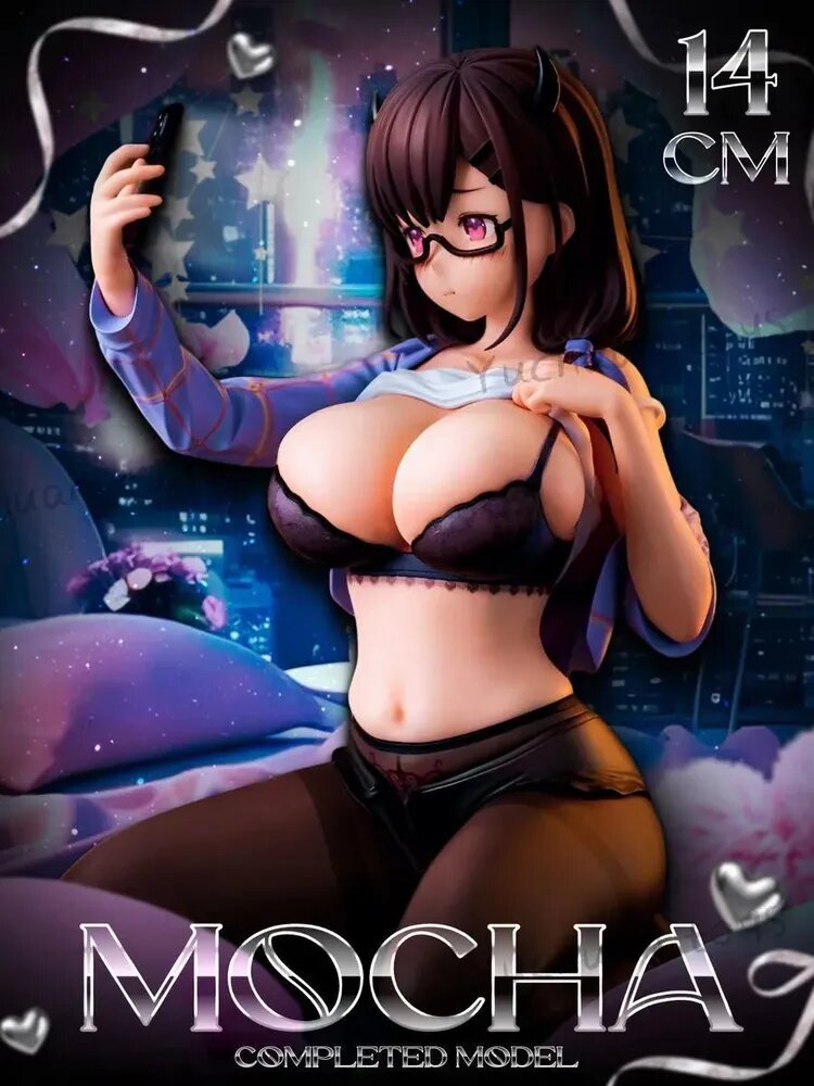 Аниме фигурка Mocha Jiang (Selfie Succub), 14 см, PVC модель