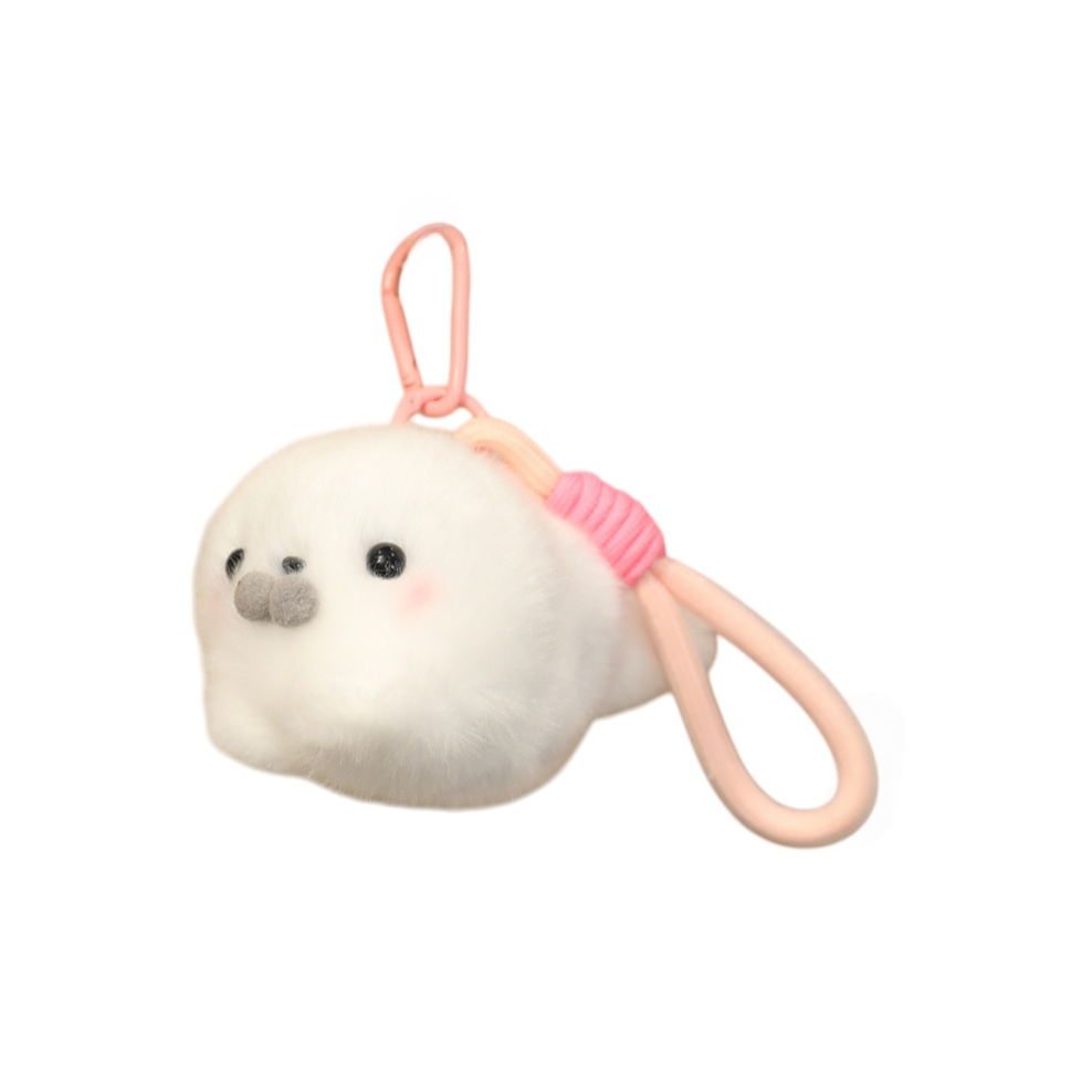 OU DI PIG Милый мультяшный Squint Eye Bubbles Seal Плюшевые брелки 15 см Длина тела 15CM
