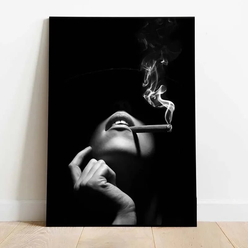Черно-белый постер "Сексуальная обнаженная женщина", HALFLEMART JY507-03, 50x70cm no frame