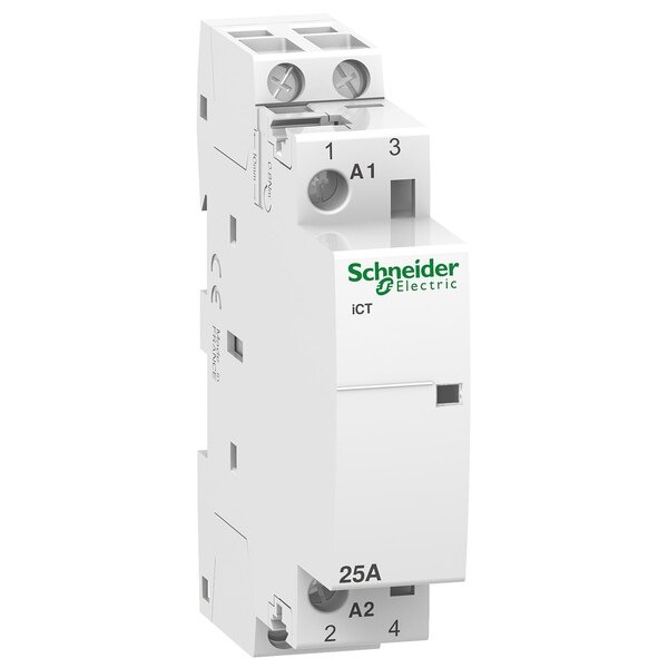 A9C20732; Acti 9 iCT25A Контактор модульный 2НО 230/240В АС 50Гц Schneider Electric