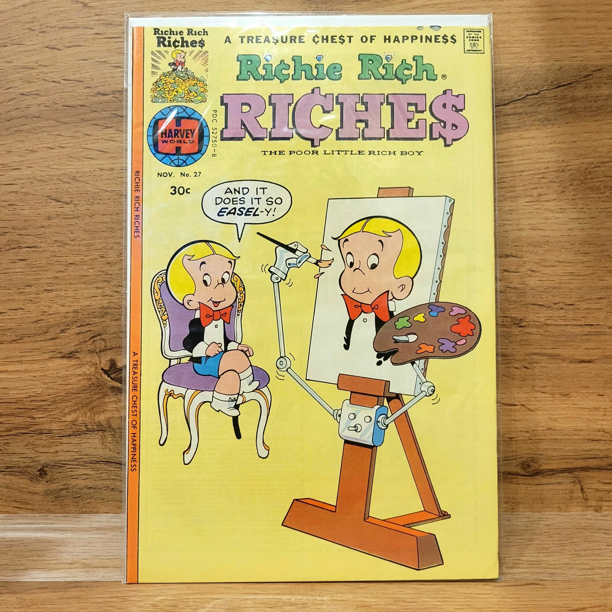 Раритетный Комикс Richie Rich #27. 1975 Год. Комикс (сингл) на английском языке