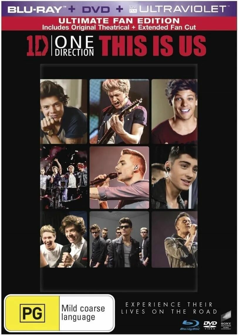 ONE DIRECTION - This Is Us, (Blu-ray+DVD) Компакт Диск