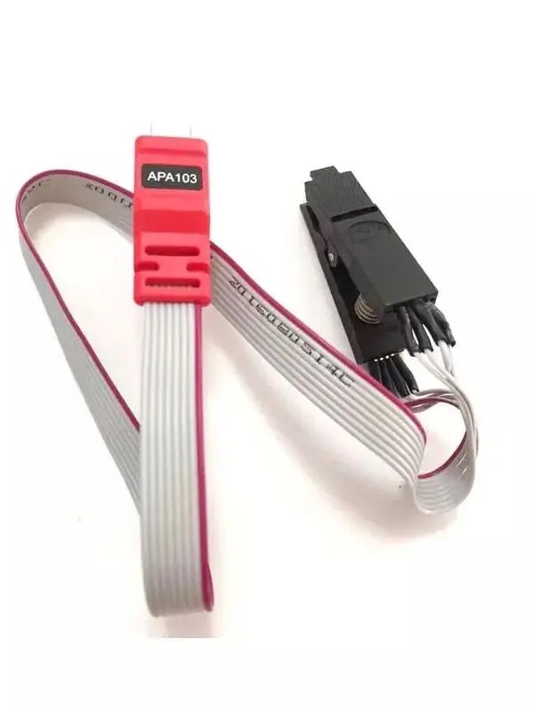Кабель с зажимом Autel APA103 EEPROM работает для чтения и записи чипа MaxiIM IM508 IM608 красный