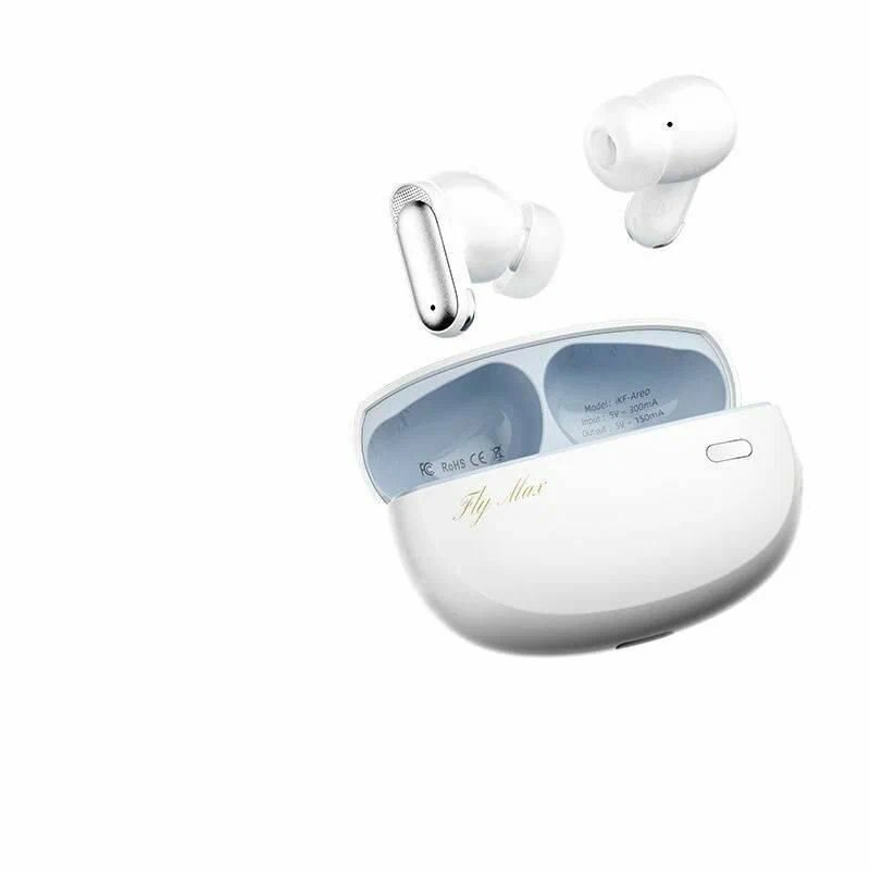 IKF Fly Max беспроводные наушники с шумоподавлением для спорта и игр Цвет：белый | Беспроводная передача без