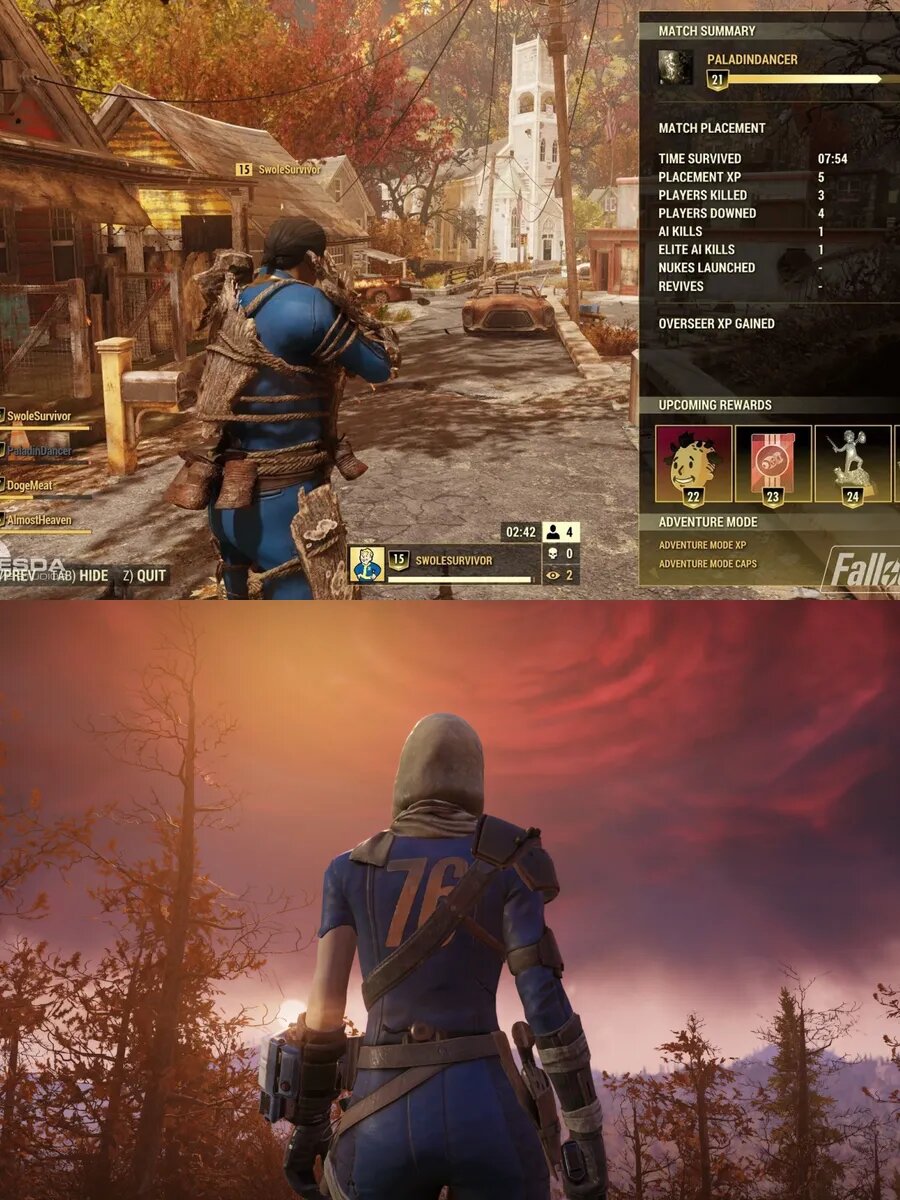 Диск с игрой Fallout 76 PS4 / PS5 — фото 1