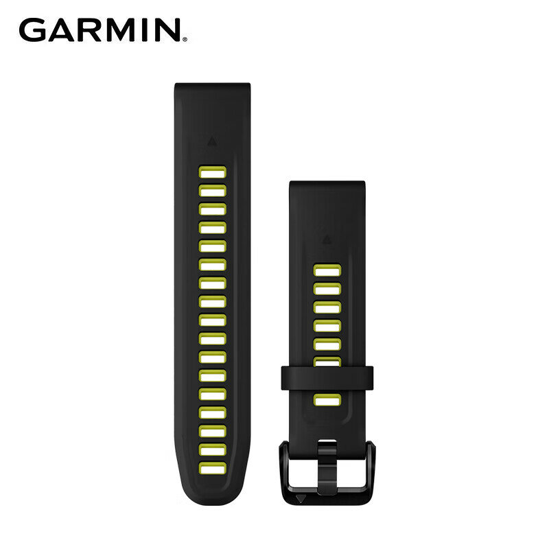 GARMIN Черно-желтый двухцветный силиконовый ремешок с быстрым снятием 20 мм для S70/F7S PRO/EPIX PRO Цвет：Черно-желтый