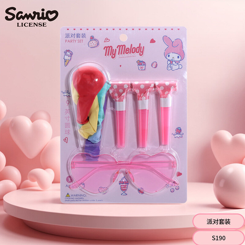 Набор воздушных шаров Sanrio (США) S190 для дней рождения, оформления классных комнат и детских мероприятий