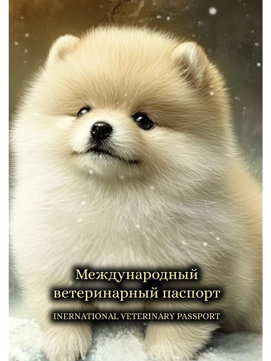 Международный ветеринарный паспорт с аудио-записью