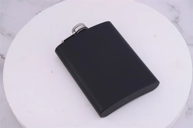 Фляга из нержавеющей стали 6 унций Black
