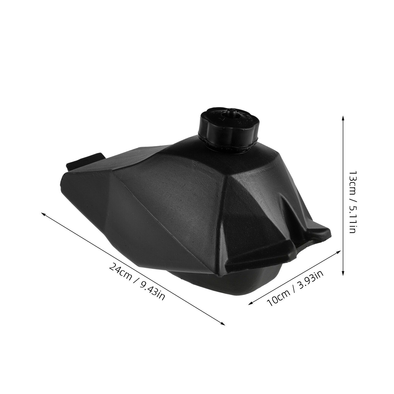 Бак Для Топлива Для Мотоцикла АТВ 47/49cc Объем 24.00X13.00X10.00CM Черный Цвет