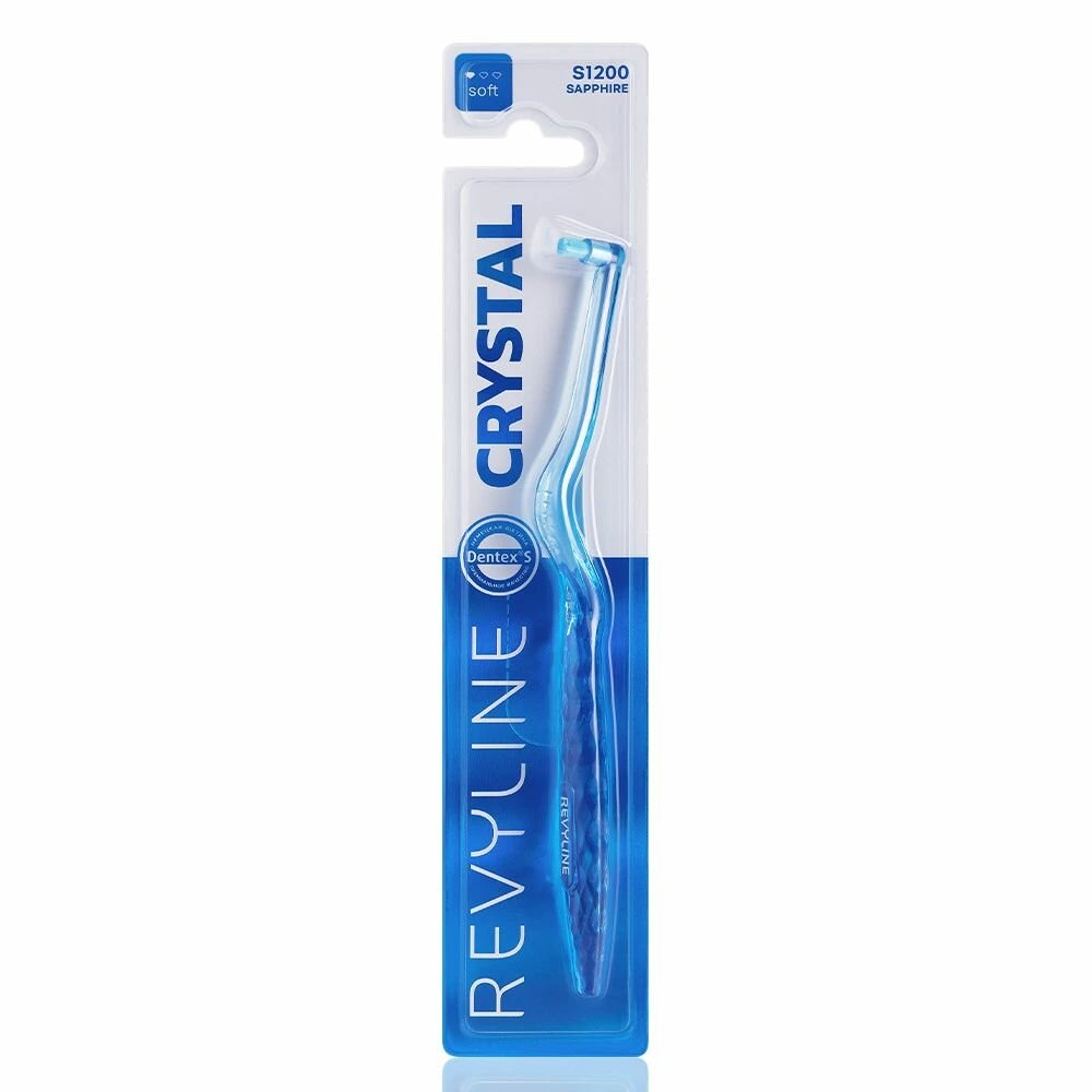 Зубная щетка Revyline S1200 Single Crystal Emerald, монопучковая, мягкая