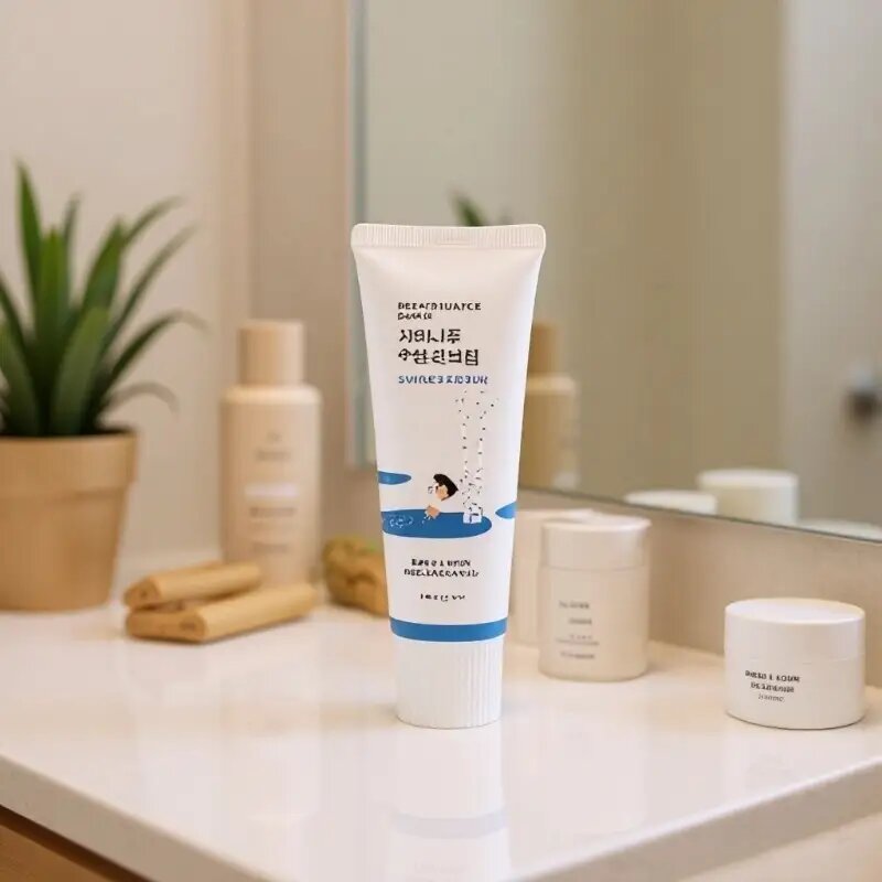 Солнцезащитная мазь Round Lab "Jeju", SPF 50, для жирной кожи, 50мл