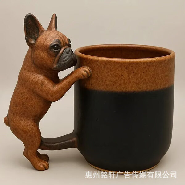 Кружка из смолы с дакшундом для кофе и чая, ручная работа, 12 унций, подарок любителям собак