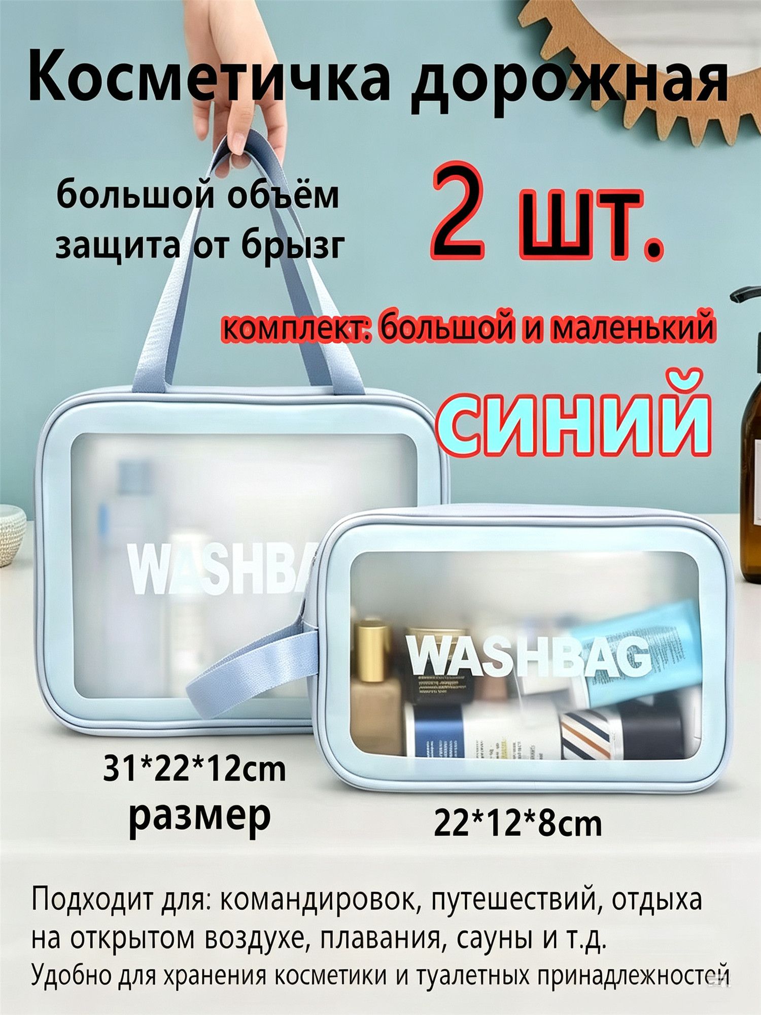 Косметичка дорожная