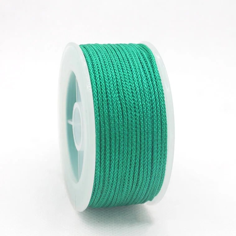 Нейлоновый шнур для бижутерии 1/1.2/1.5/1.8/2/3 мм Изумрудный, 2.0mm 13m, Emerald Green