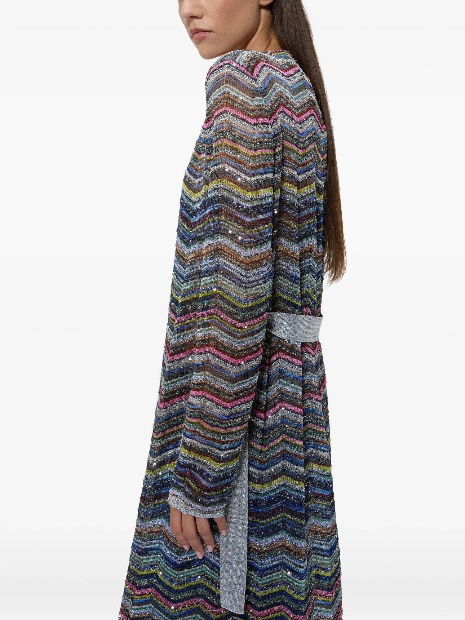 Кардиган Missoni V-neck cardigan, размер 46, синий — фото 1