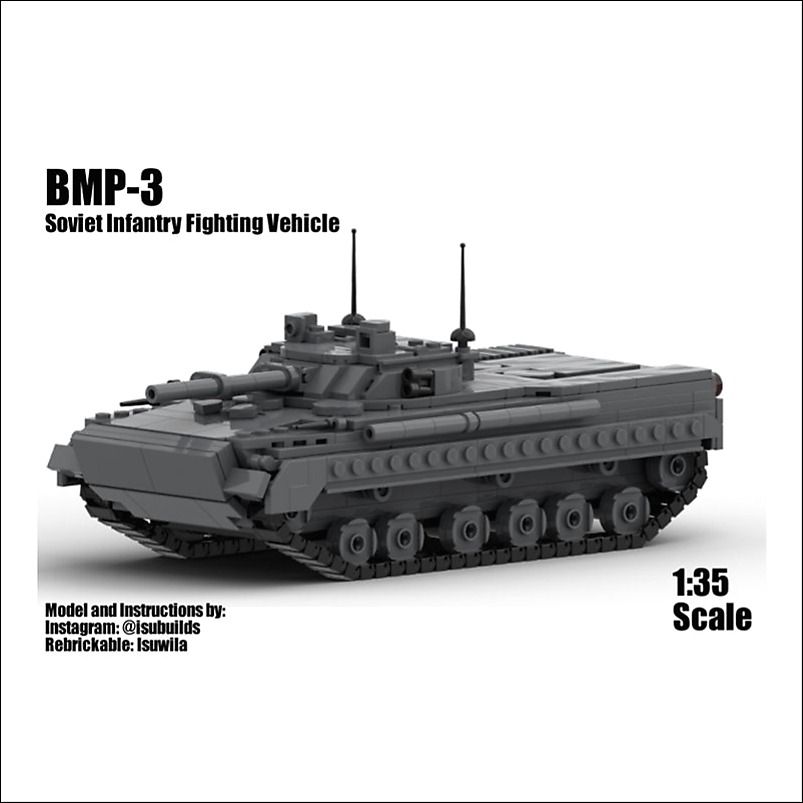 Строительные блоки MOC, модель брони танка BMP-3, обучающие частицы, блоки, пластиковая конструкция, из которой можно сконструировать сборные модели игрушек из строительных блоков